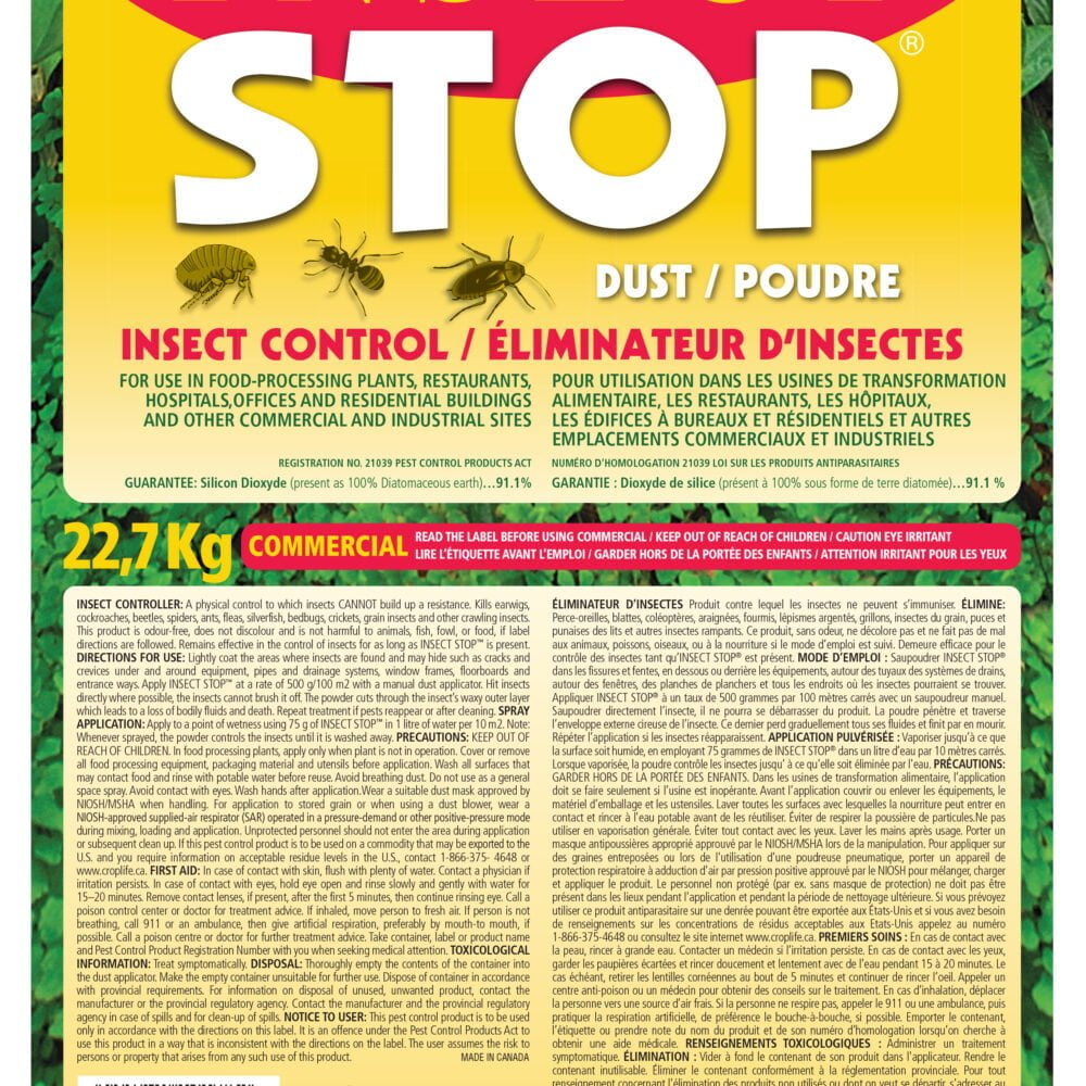 Insecticide Insect Stop - Intérieur et Extérieur 1kg - Aerokure