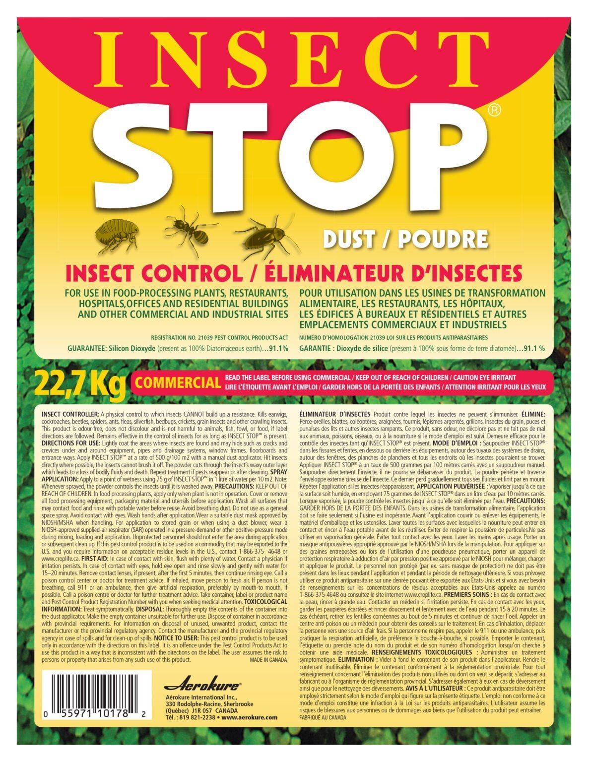 Insect Stop Insecticide – Commercial 22,7kg - Aerokure